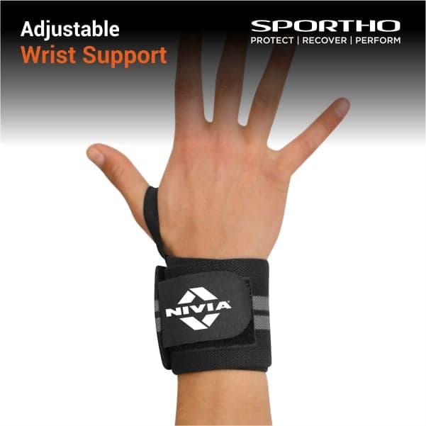 Weight Lifting Straps with Wrist Support Online – Nivia Sports