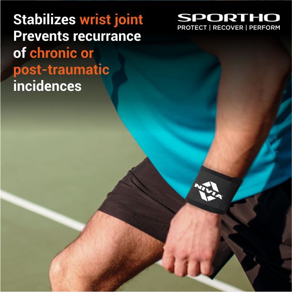 Buy Orthopedic Basic Wrist Support (Rb-25) Pair Online in India | Nivia ...
