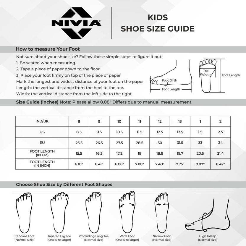 Panther 2.0 Kids Beginner Basketball Shoe – Nivia Sports