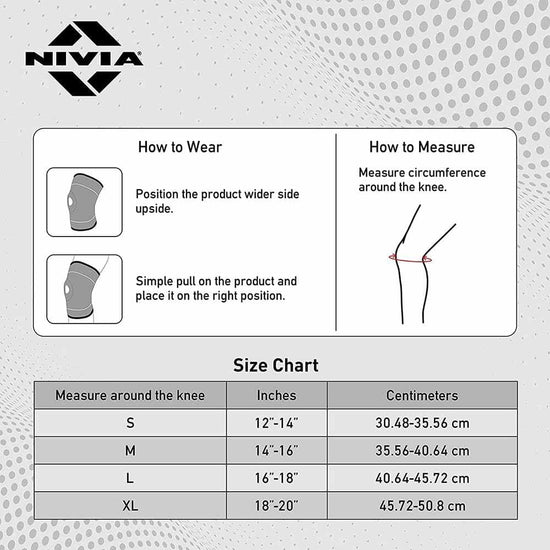 Buy Orthopedic Knee Support with Patella hole Online in India | Nivia ...